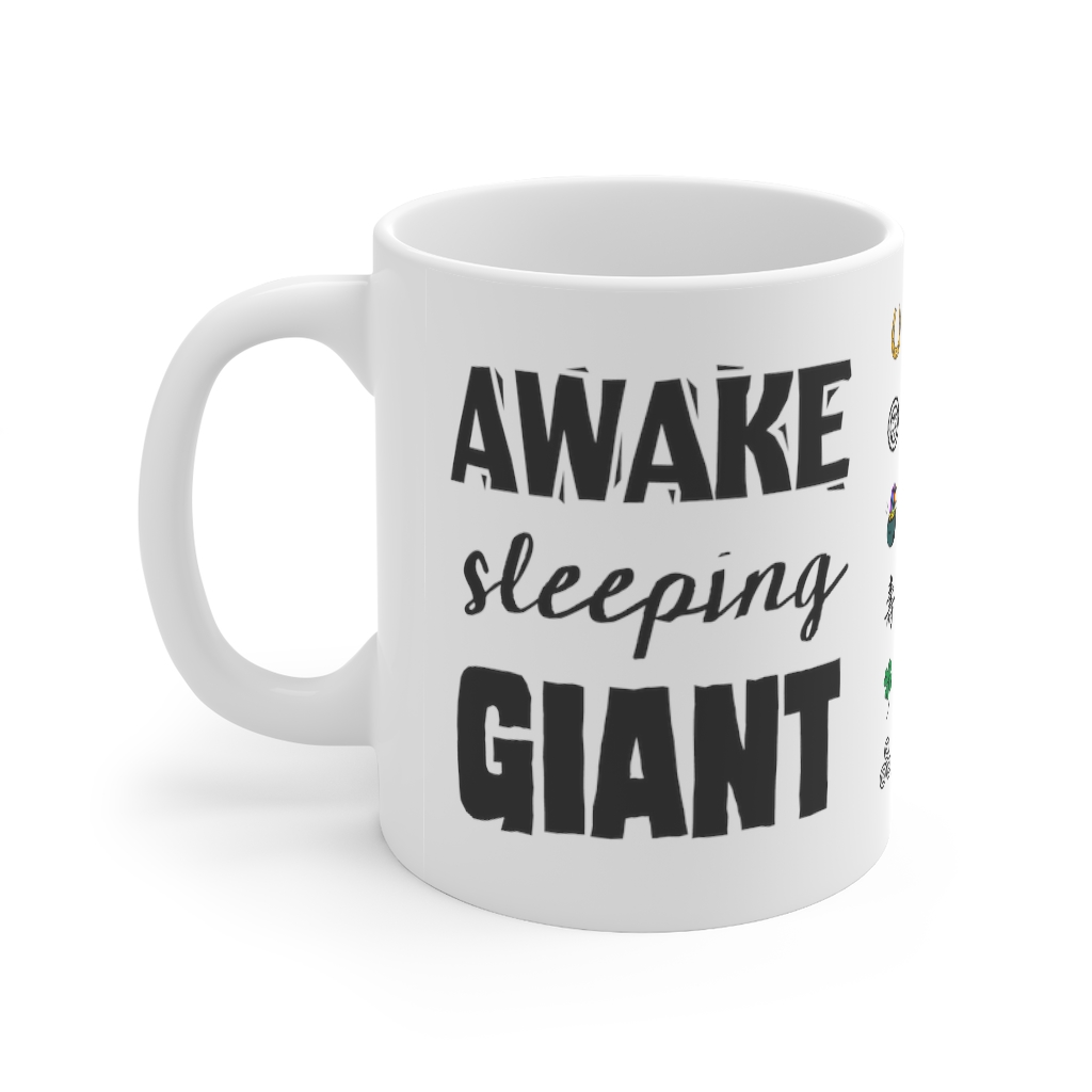 Awake Sleeping Giant – Because Love Magic Mugs